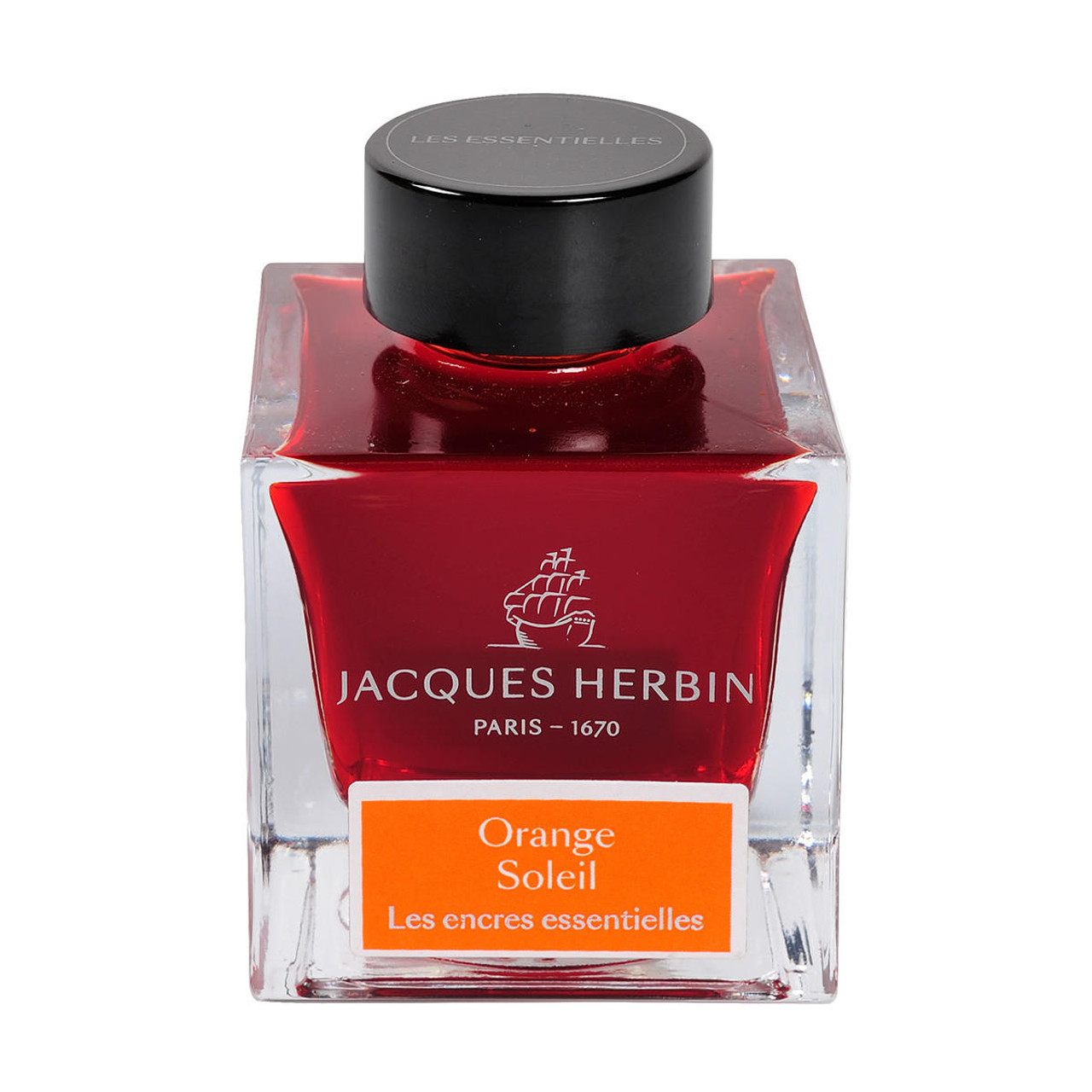 Jacques Herbin Ink Bottle - 50ml Fountain Pen - Essentials Series - Or ...