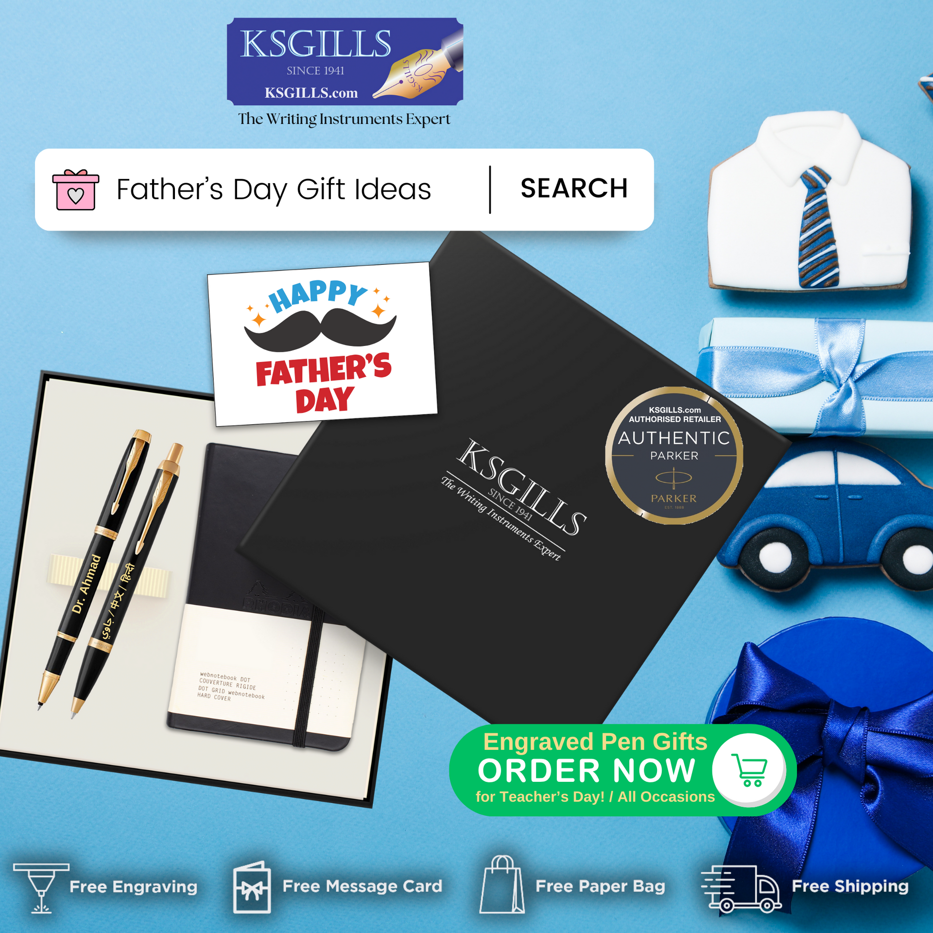 Lewis Waterman – Inventor of Fountain Pen – KSGILLS.com (Since 1941 ...