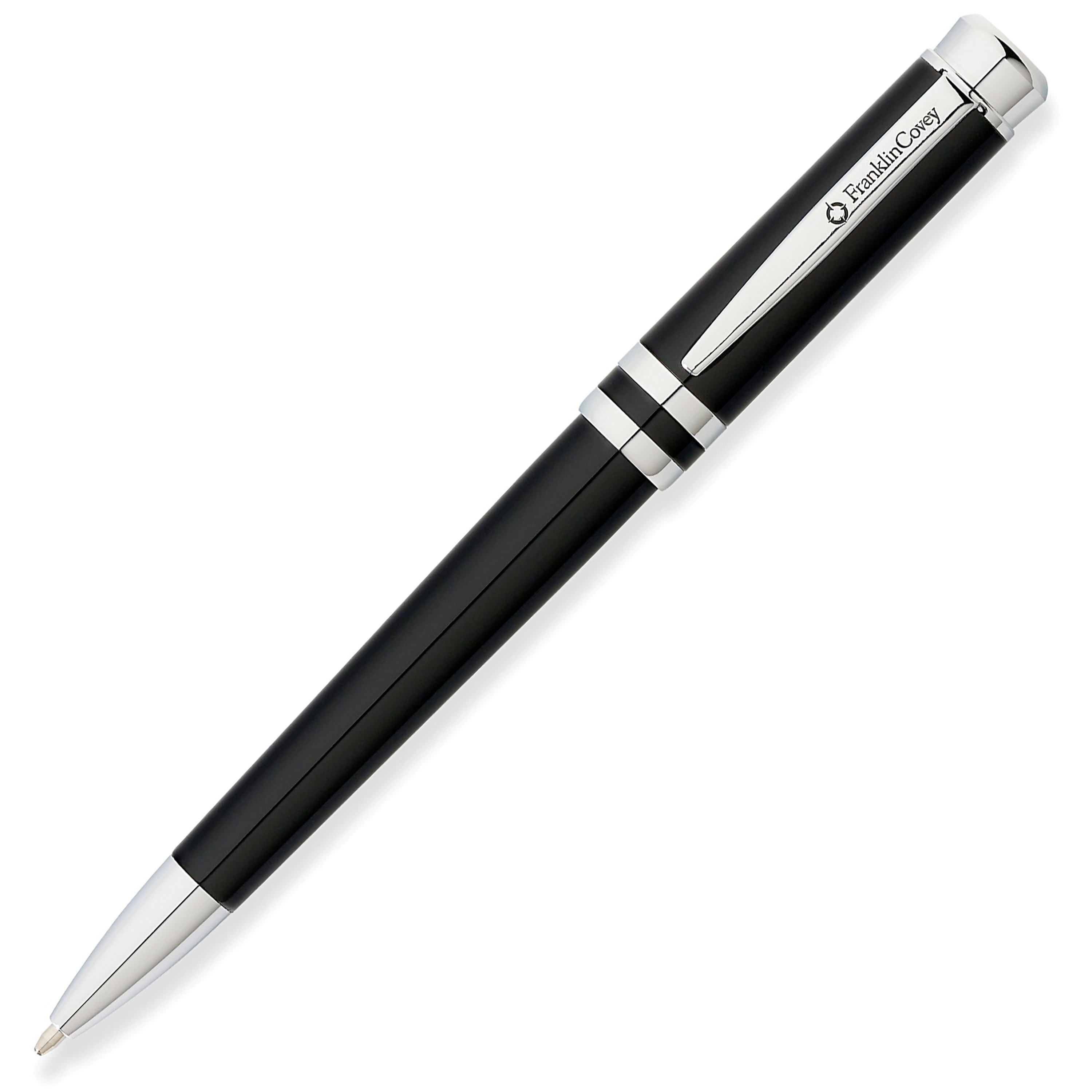 Franklin Covey Freemont Ballpoint Pen - Black Chrome Trim (with KSGILL ...