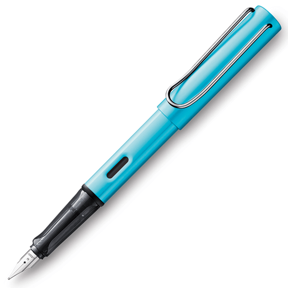 Lamy AL-Star Fountain Pen - Pacific Blue WITH Ink Converter and LASER ...