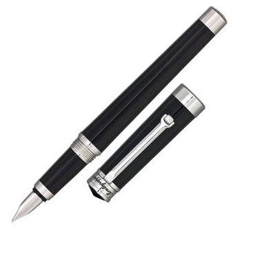 Montegrappa Parola Black Chrome Trim Fountain Pen – KSGILLS.com (Since ...